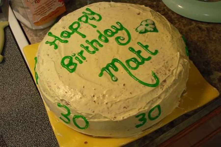 Matt's Birthday Cake. - CakeCentral.com