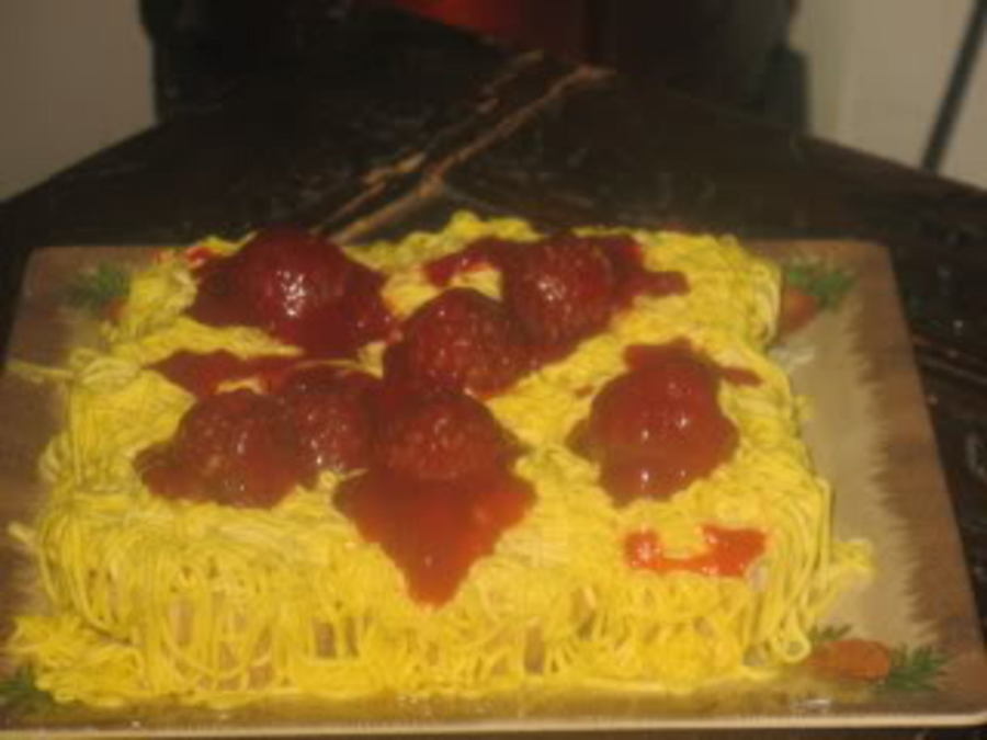 Spaghetti Meatballs. Cupcakes - CakeCentral.com