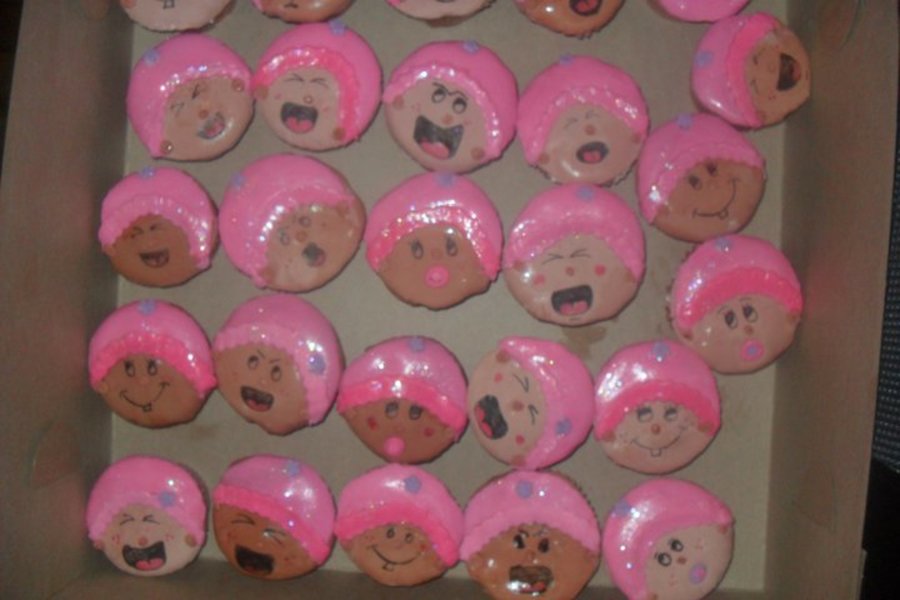 Baby Crying Cups Cakes - CakeCentral.com