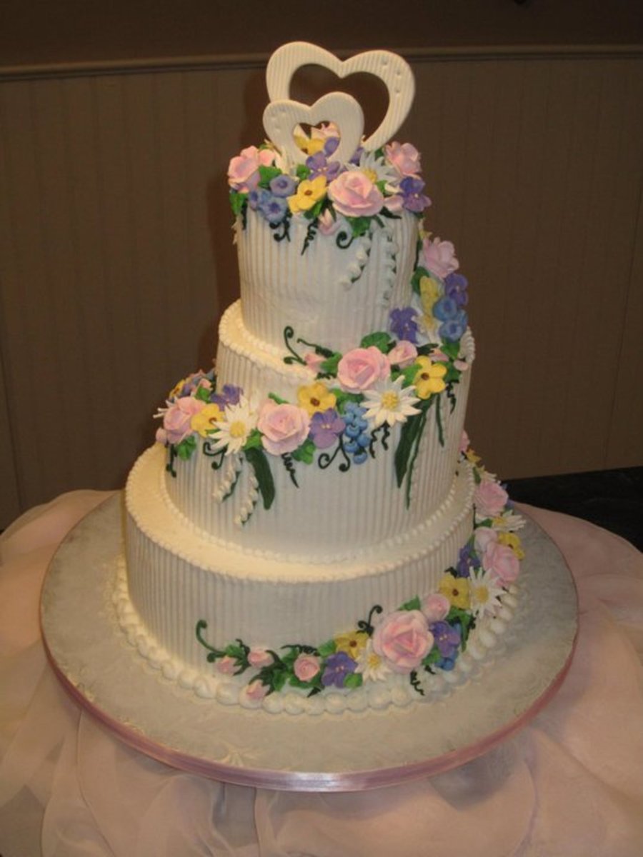 Spiral Spring Flowers - CakeCentral.com