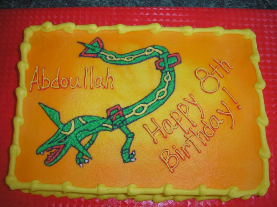 Rayquaza (Pokemon Character) - CakeCentral.com