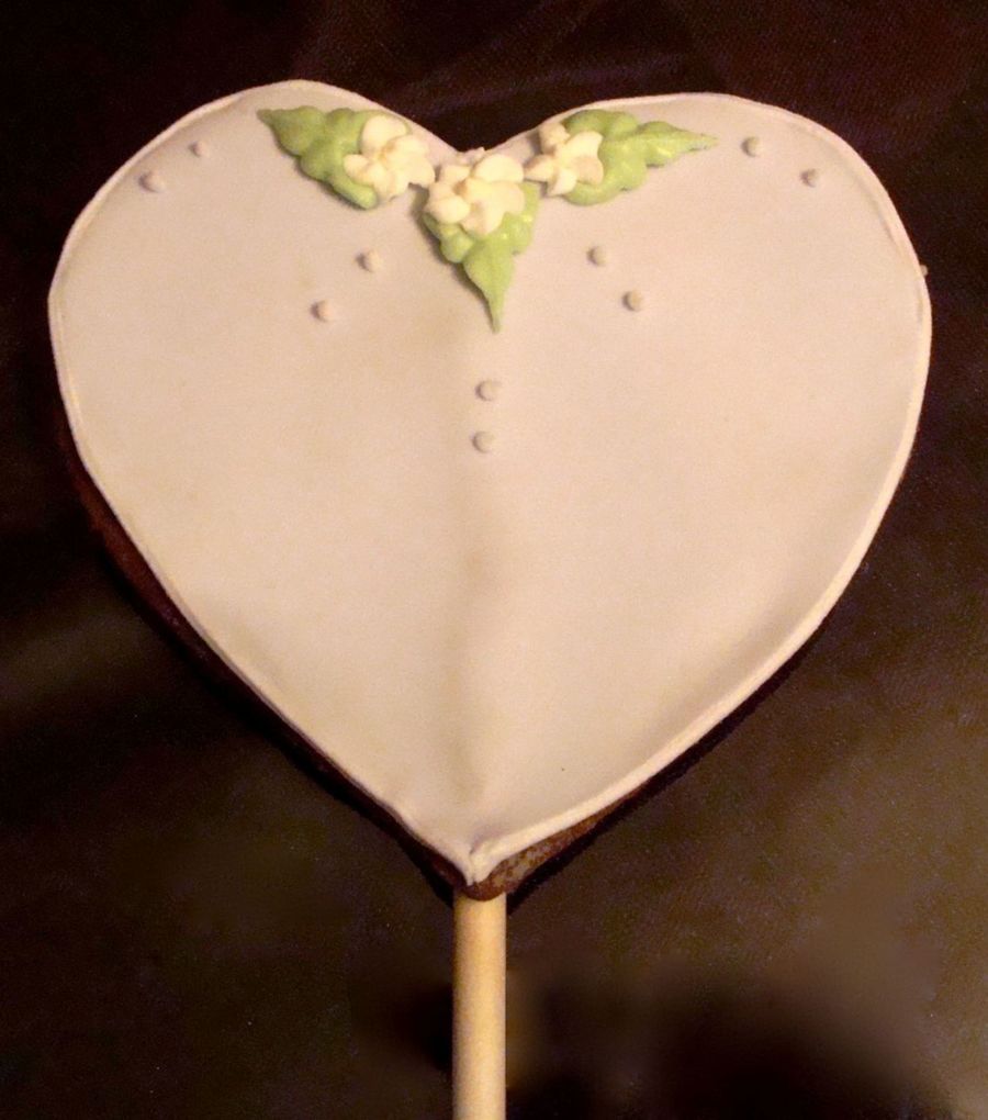 Chocolate Sugar Heart Cookie - CakeCentral.com