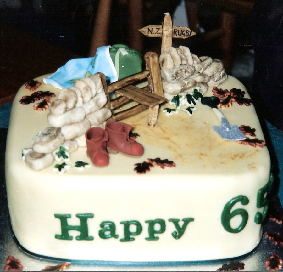 65Th Birthday Cake - CakeCentral.com
