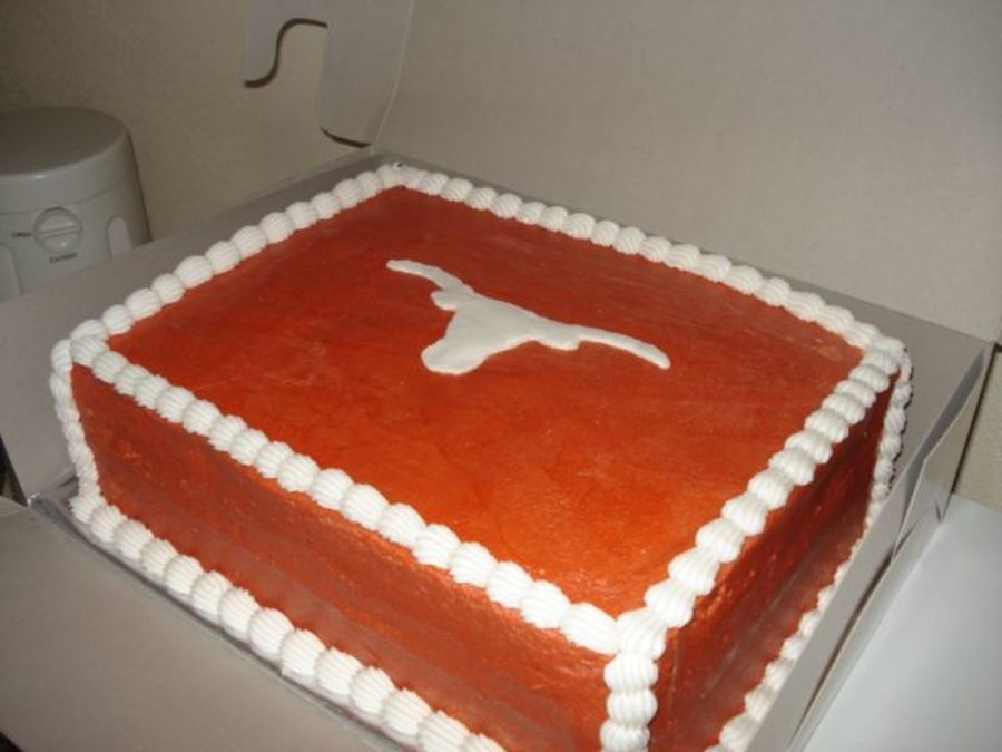 University Of Texas Birthday Cake - CakeCentral.com