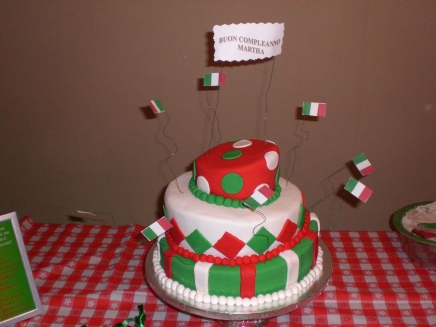 Italy Theme Cake - CakeCentral.com