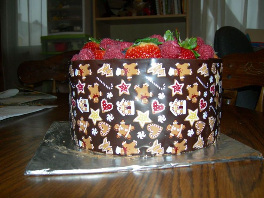 Chocolate Transfer Sheet Cake - CakeCentral.com