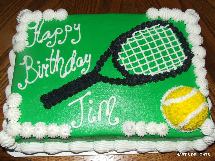 Tennis Birthday Cake - CakeCentral.com