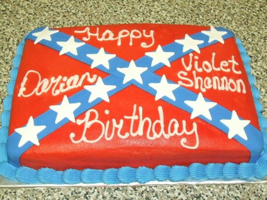 Confederate Flag - CakeCentral.com