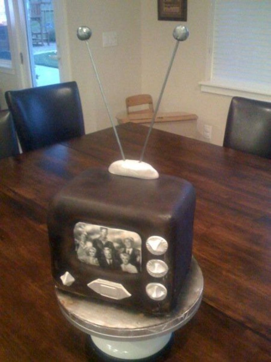 Retro Tv Cake - CakeCentral.com