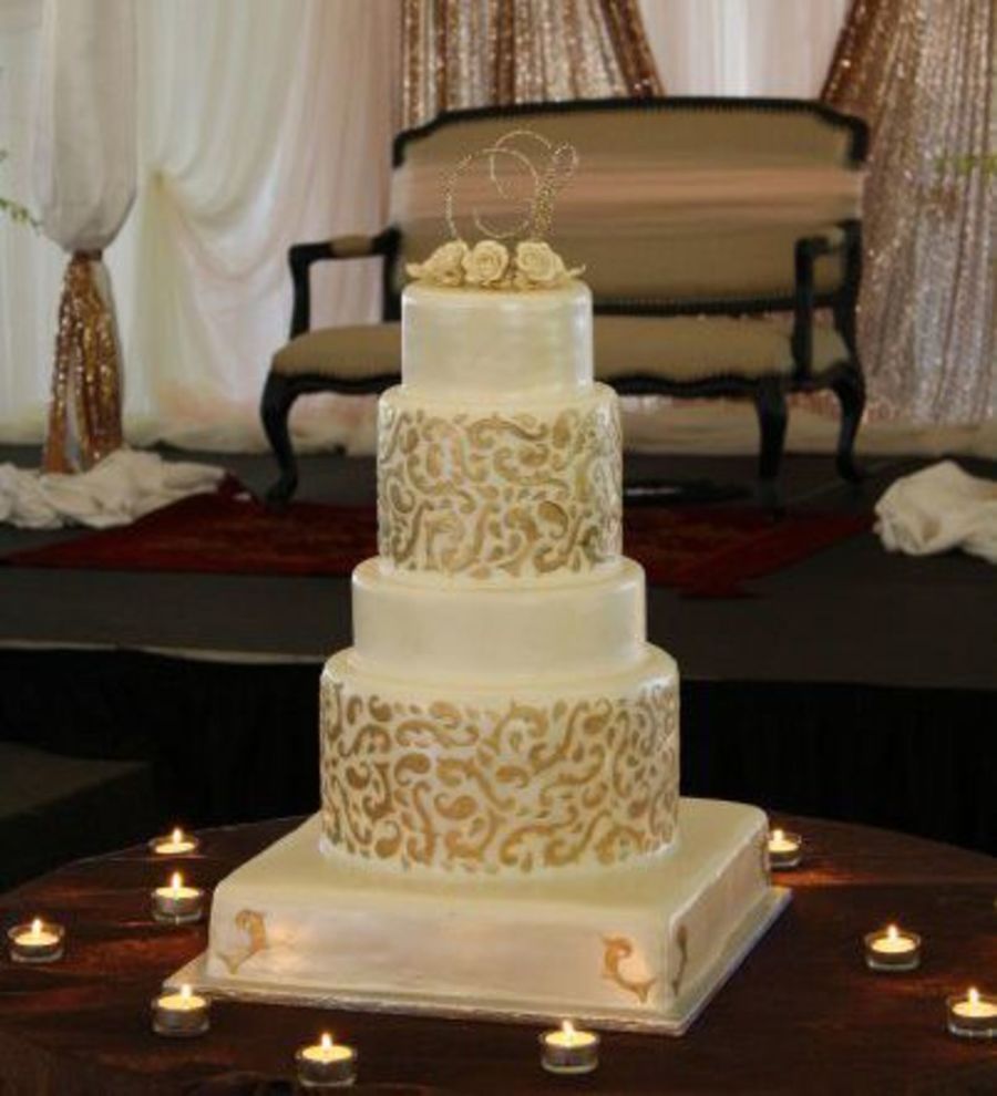 Indian Theme Wedding Cake - CakeCentral.com
