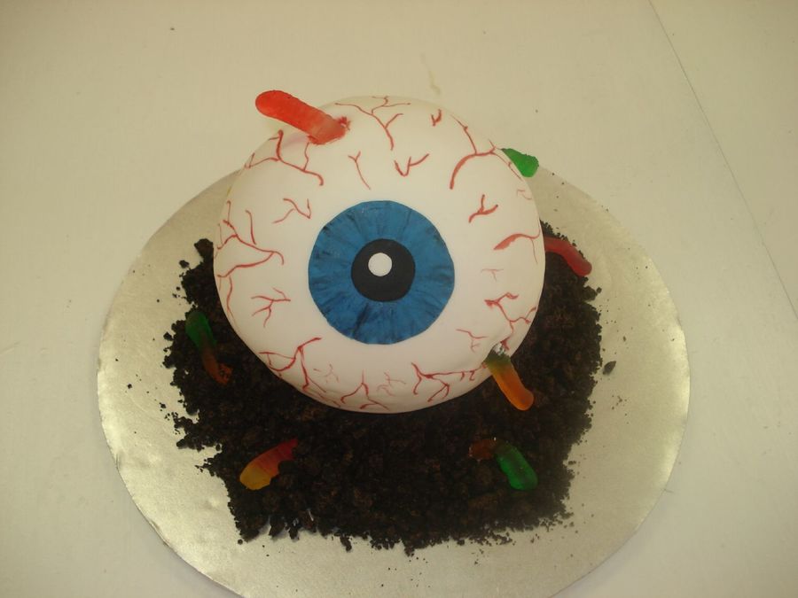 Eyeball Cake - CakeCentral.com