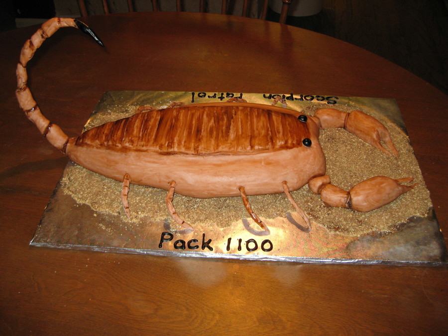 Scorpion Cake - CakeCentral.com