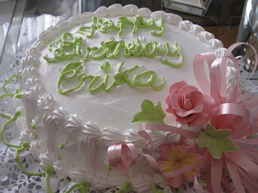 Birthday Dominican Style Cake - CakeCentral.com