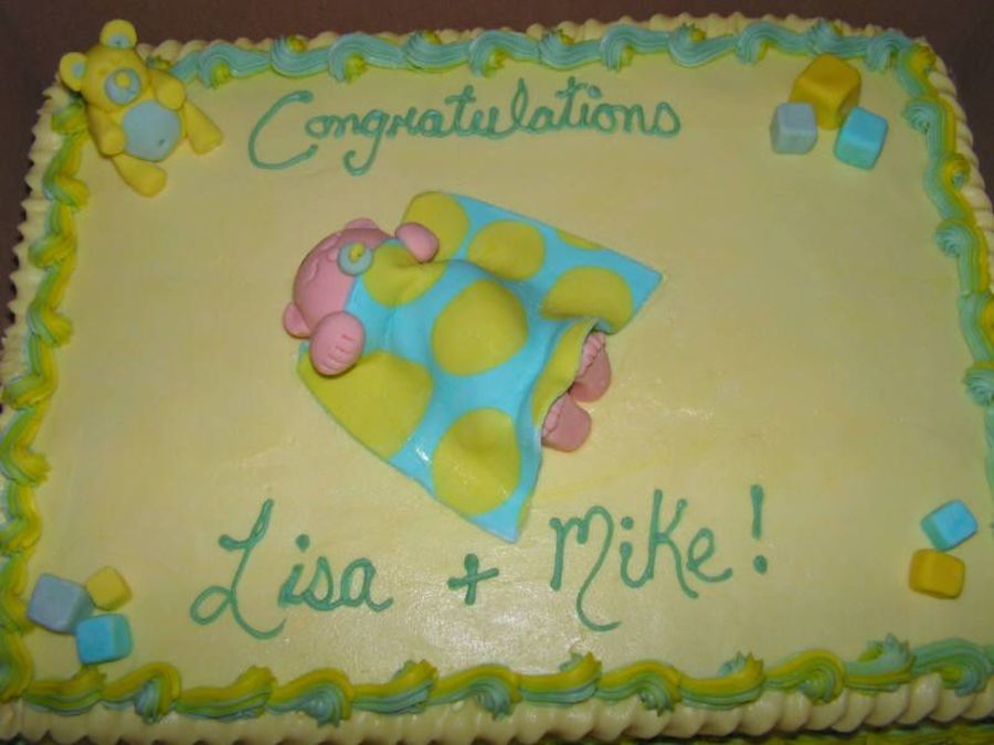 Sleeping Baby--Shhhhh! - CakeCentral.com