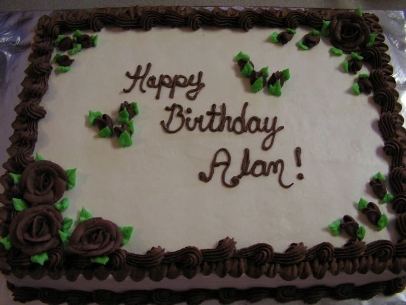 Simple Slab Cake - CakeCentral.com