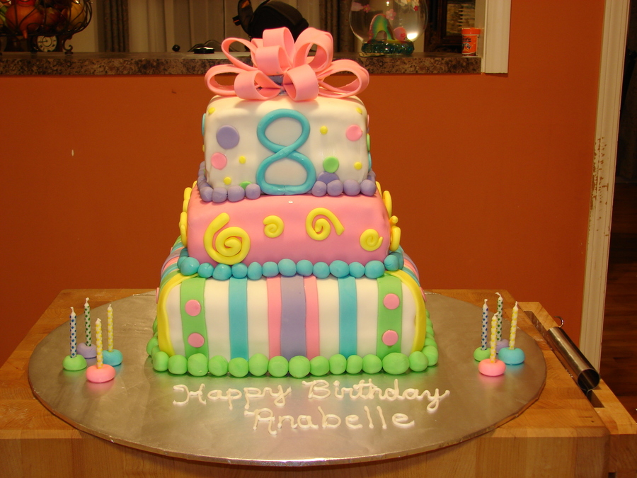 8Th Birthday Cake - CakeCentral.com