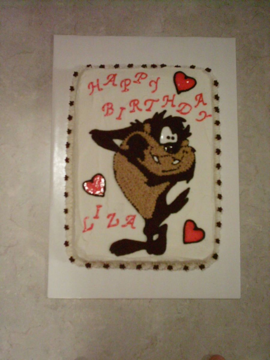 Taz Cake - CakeCentral.com