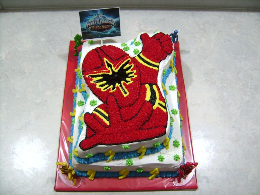 Power Ranger Cake - CakeCentral.com