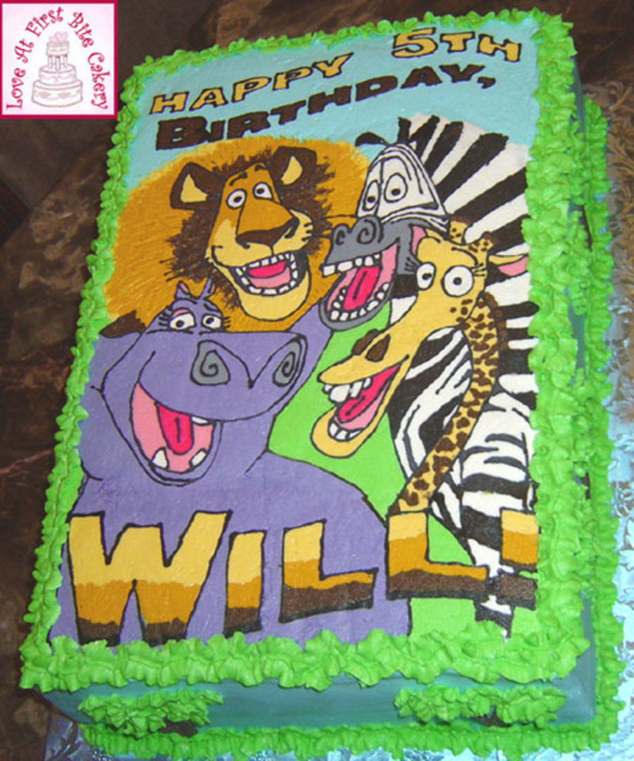 Madagascar Birthday - CakeCentral.com