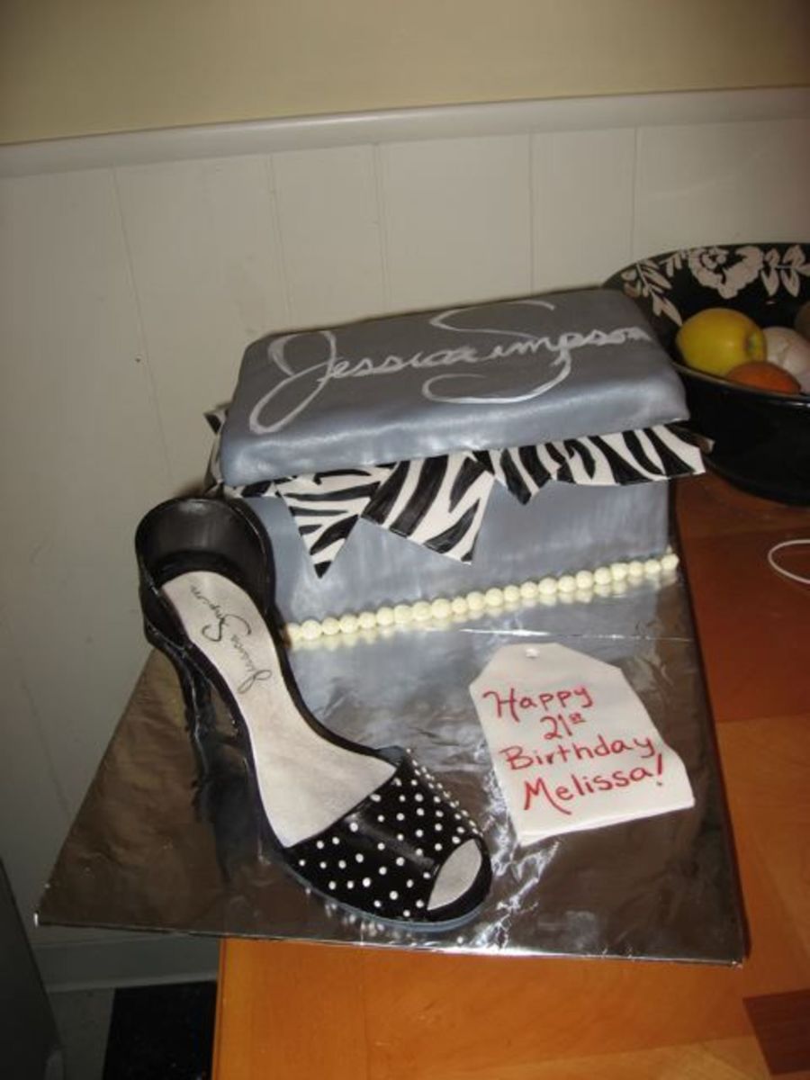 Jessica Simpson Shoe Cake - CakeCentral.com