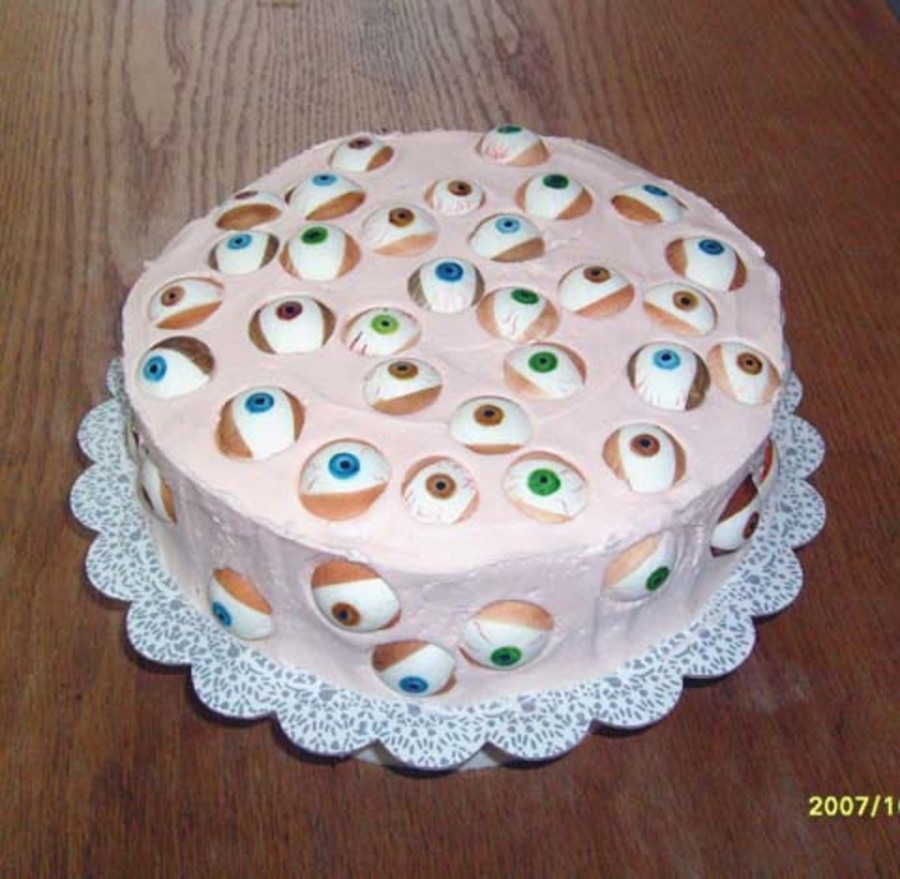 Eyeball Cake - CakeCentral.com
