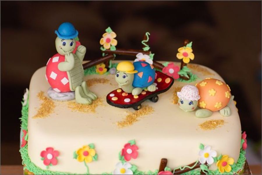 The Turtle Family - CakeCentral.com
