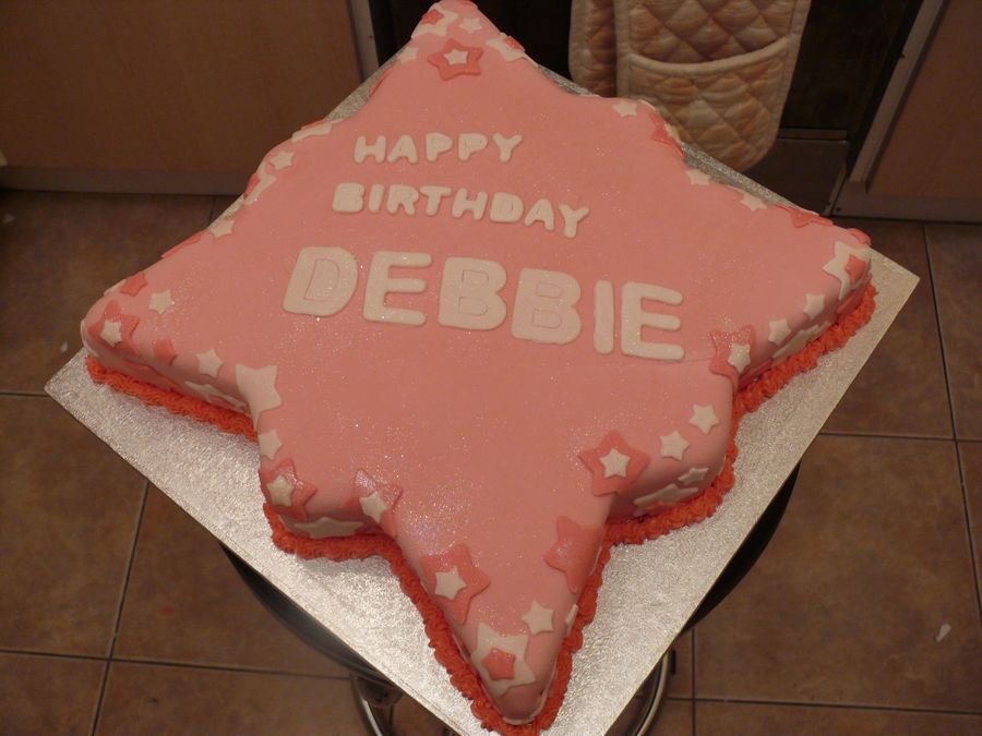 Pink Star - CakeCentral.com