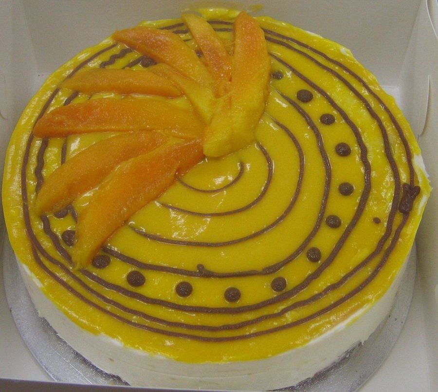 Mango Caramel Cheesecake - CakeCentral.com