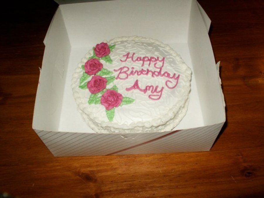 Plain Birthday Cake - CakeCentral.com