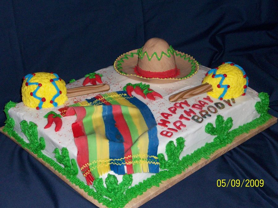 Fiesta Cake - CakeCentral.com