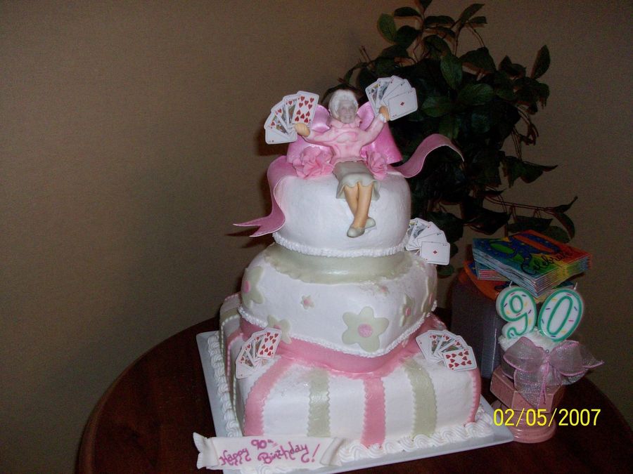 90Th Birthday-Bridge - CakeCentral.com