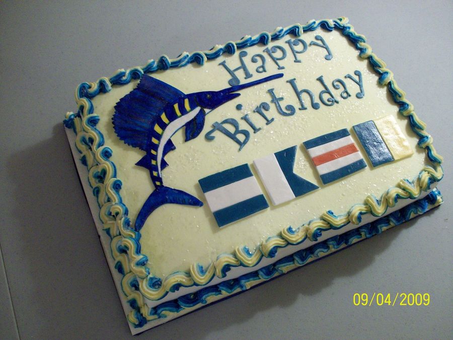 Sailfish Birthday - CakeCentral.com