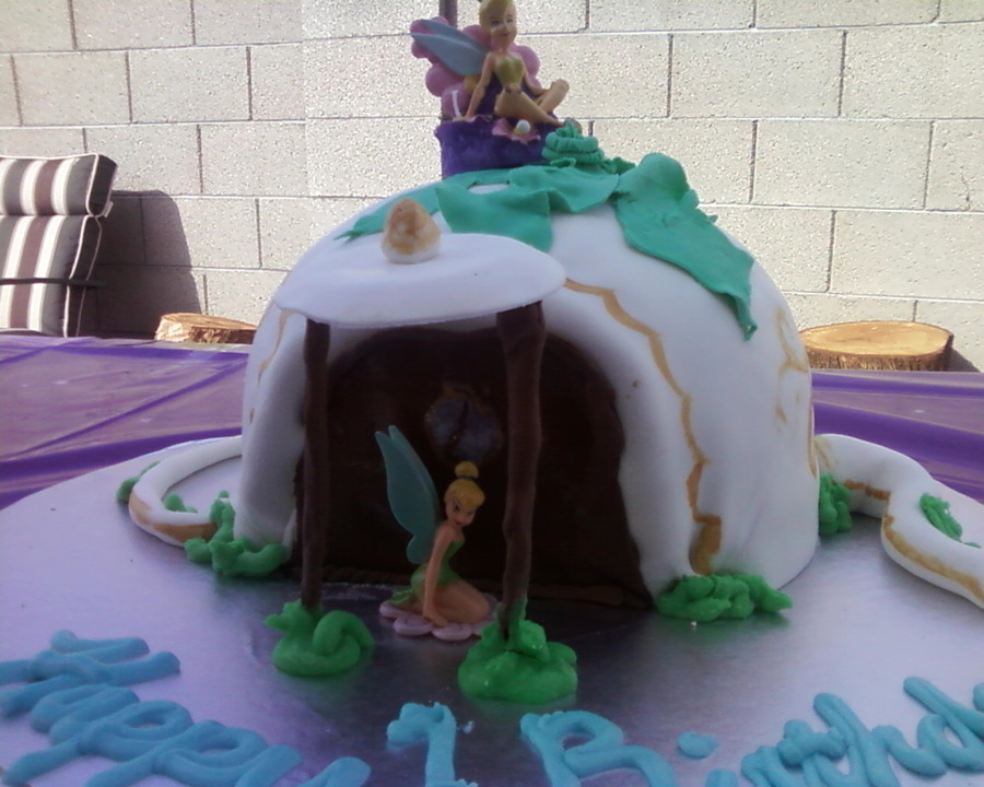 Tinker Bell Tea Pot House - CakeCentral.com