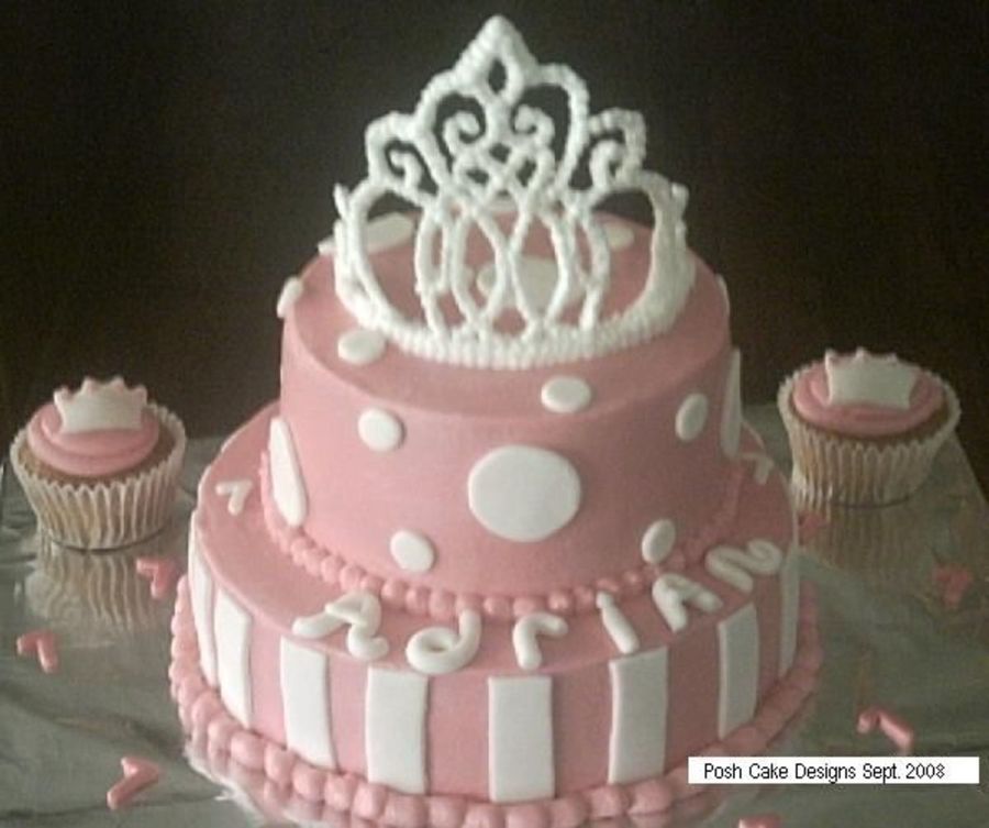 Princess Tiara Birthday Cake - CakeCentral.com
