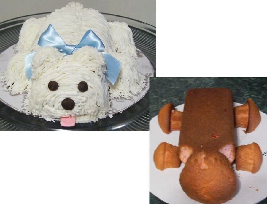 Mini Dog Cake - CakeCentral.com
