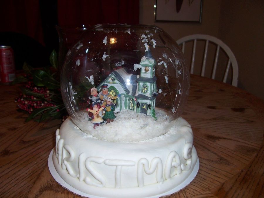 Snow Globe Cake - CakeCentral.com