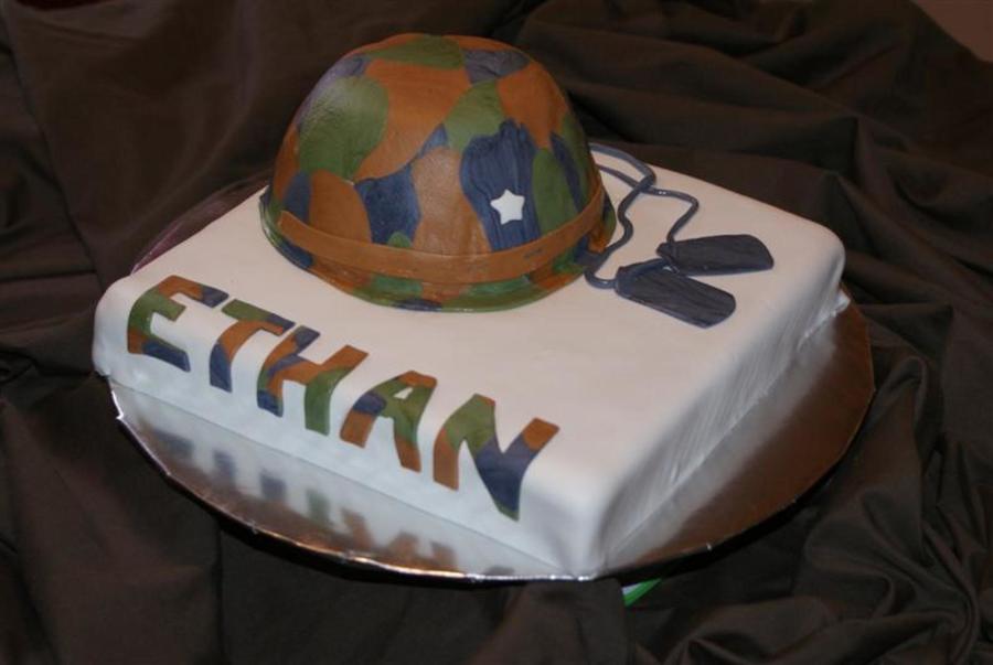 Military Helmet - CakeCentral.com