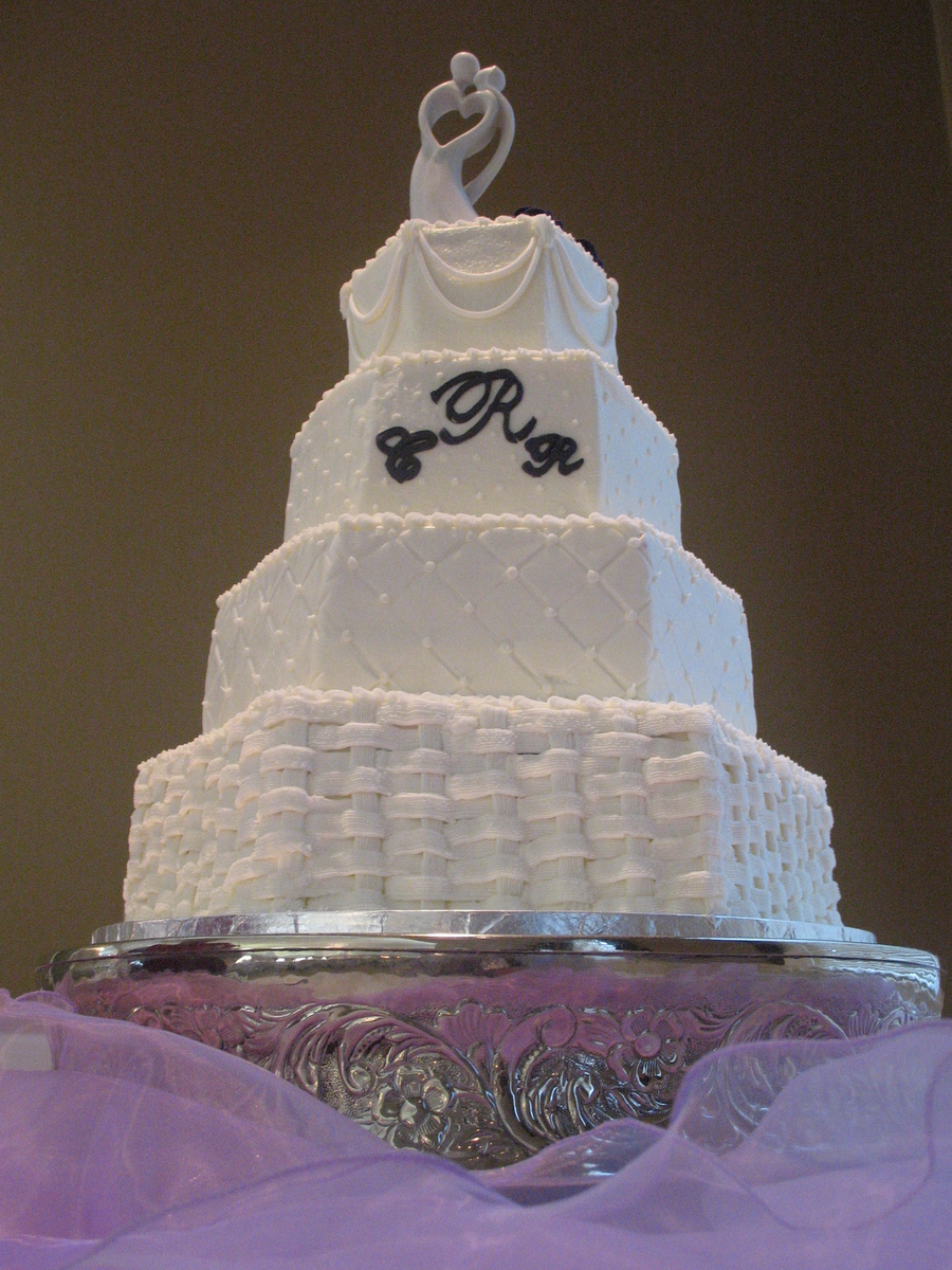 Hexagon Wedding Cake - CakeCentral.com
