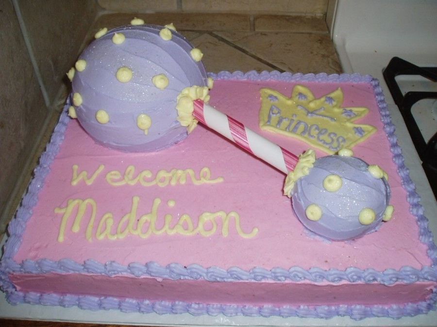 Princess Rattle Cake - CakeCentral.com