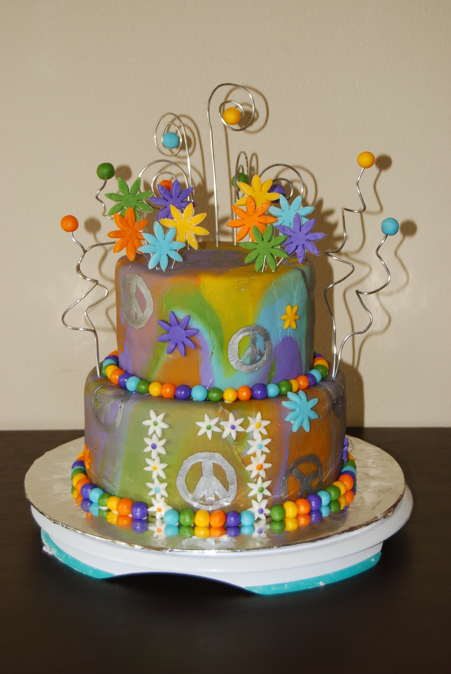 60's Retro Cake Groovy Man - CakeCentral.com