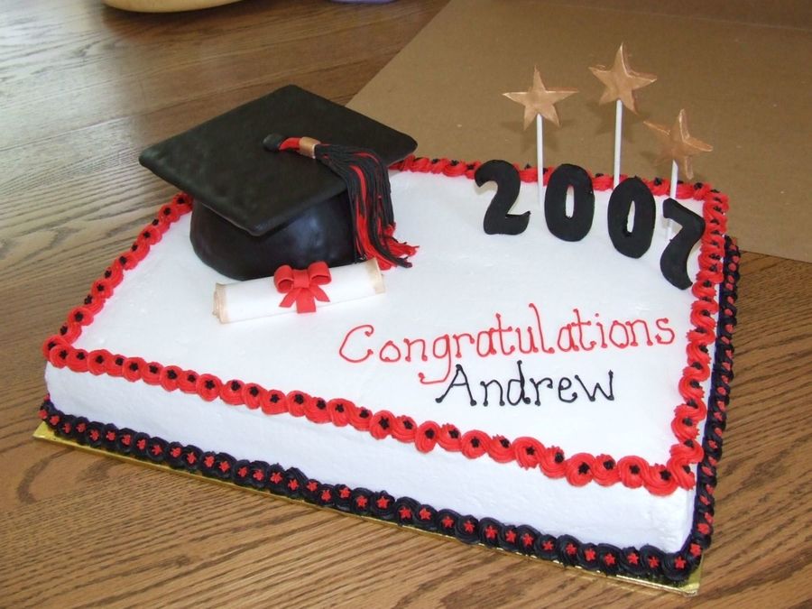 High School Graduation Cake - CakeCentral.com