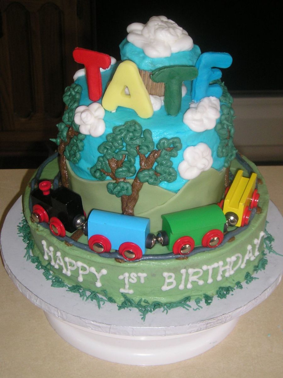 Tate's Train Cake - CakeCentral.com