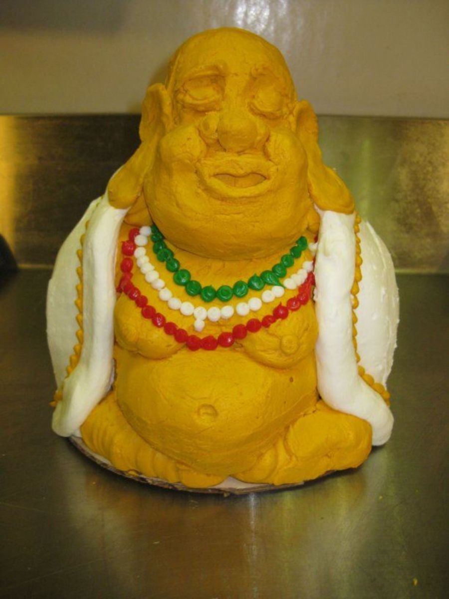 Buddha Cake! - CakeCentral.com