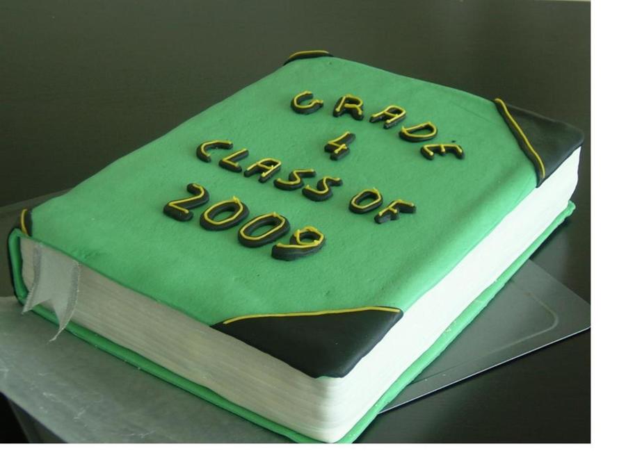Graduation Book Cake - CakeCentral.com