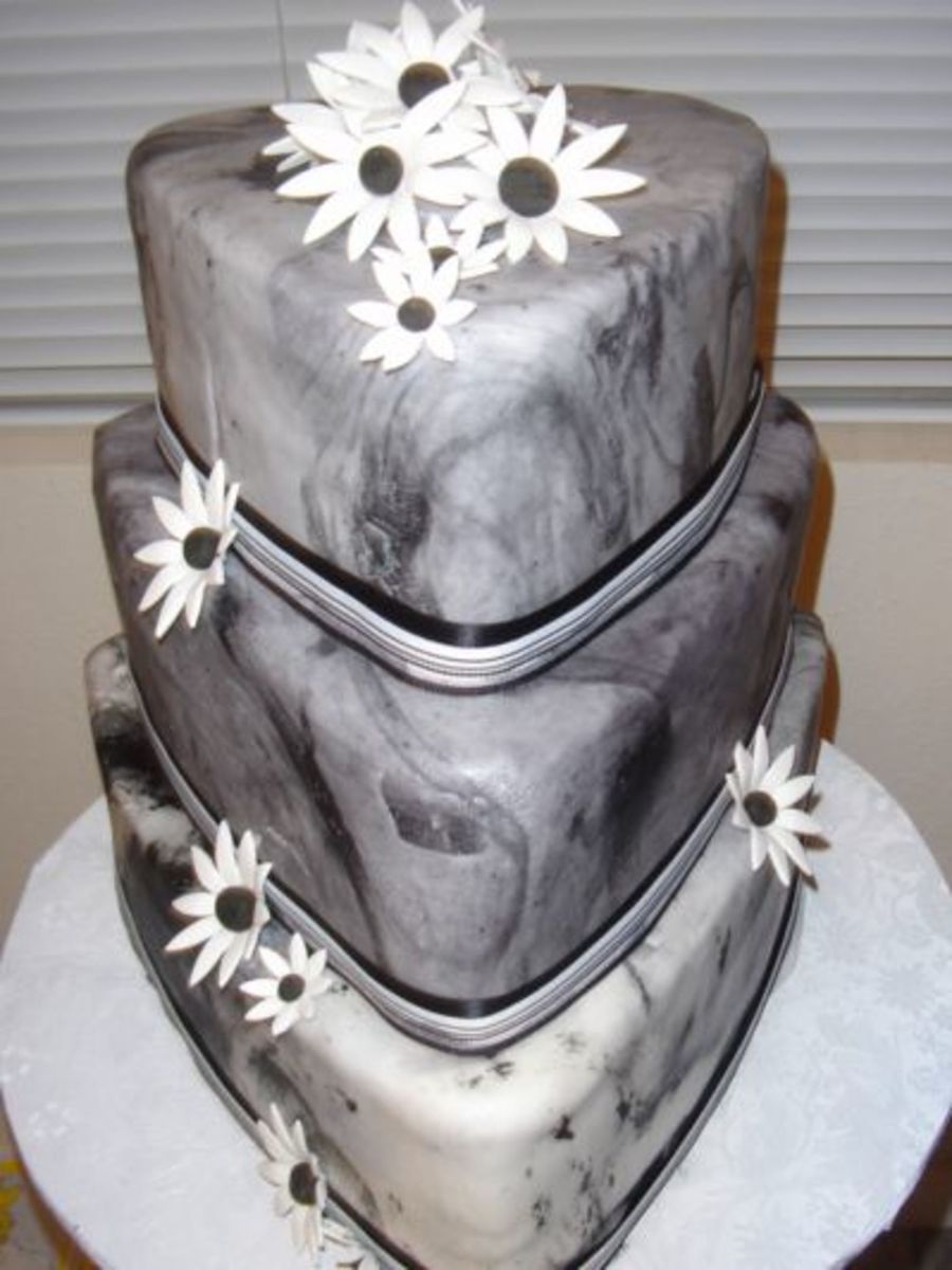 Triangle Wedding Cake - CakeCentral.com