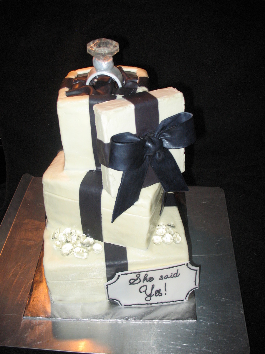 Engagement Ring Cake - CakeCentral.com