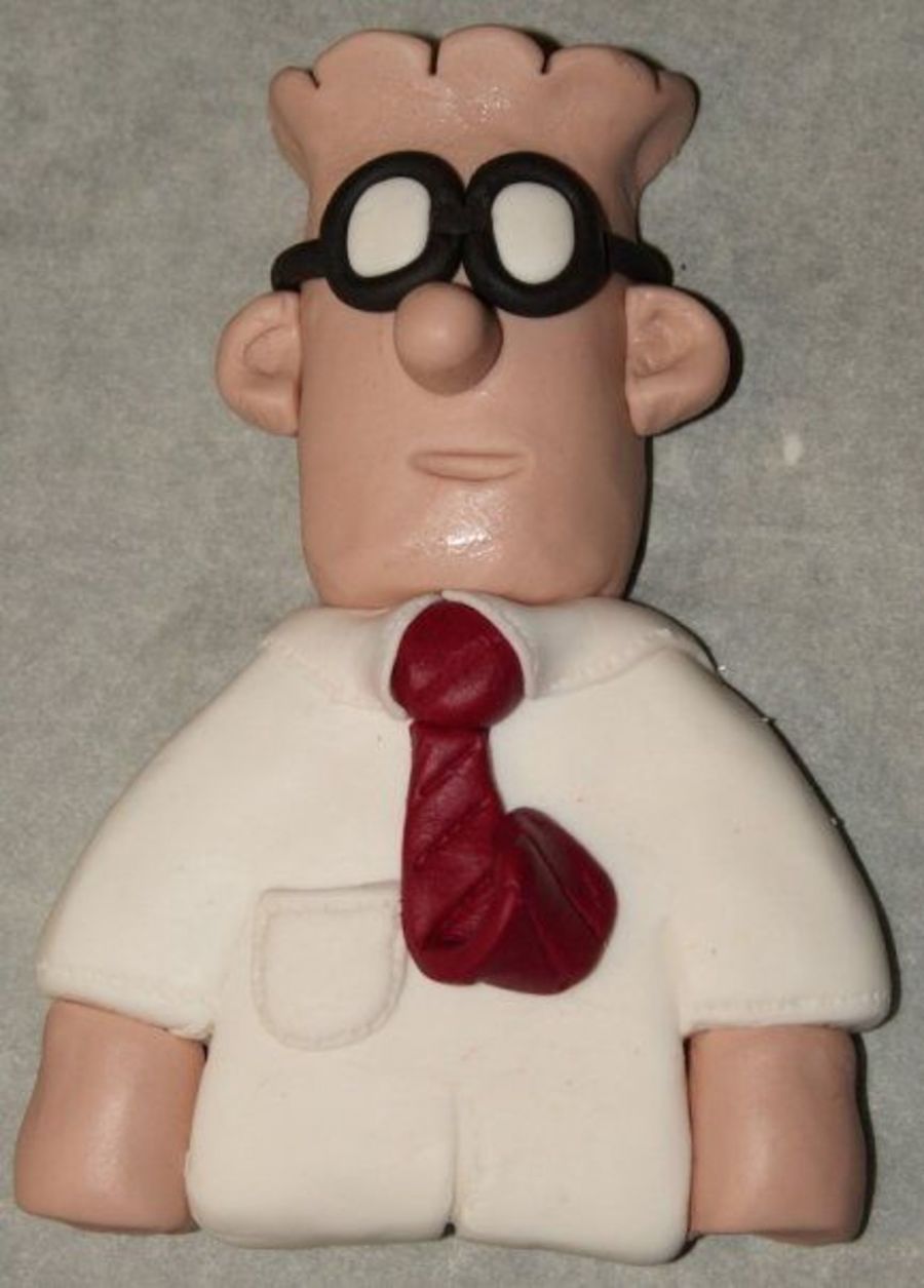 Dilbert Cake Topper - CakeCentral.com