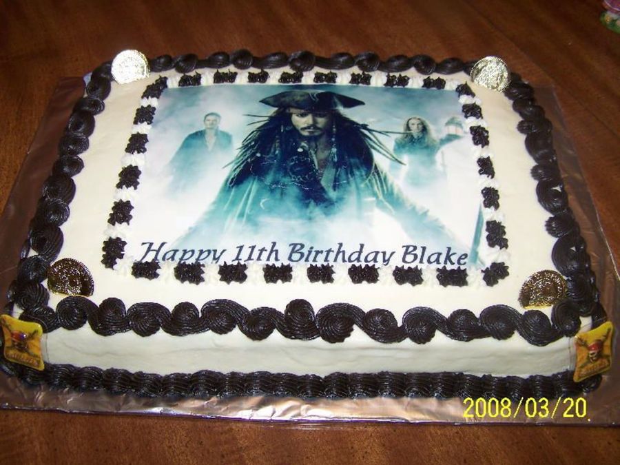 Pirates Of The Caribbean Birthday Cake - CakeCentral.com