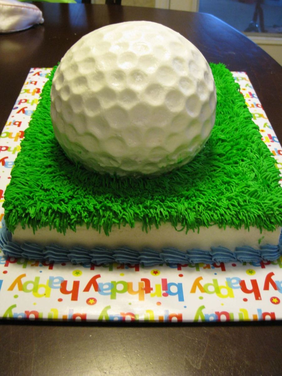 Golf Ball Cake - CakeCentral.com
