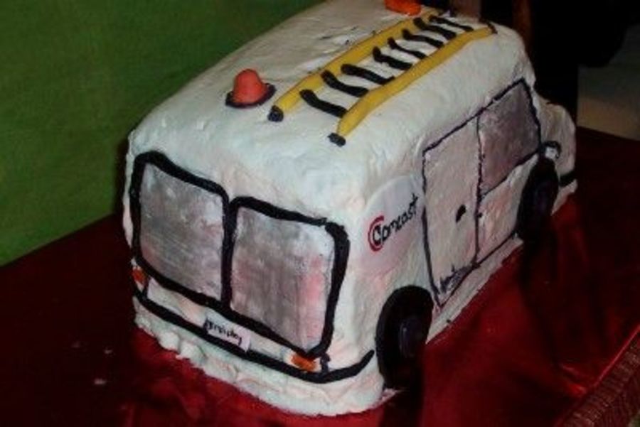The Comcast Van - CakeCentral.com